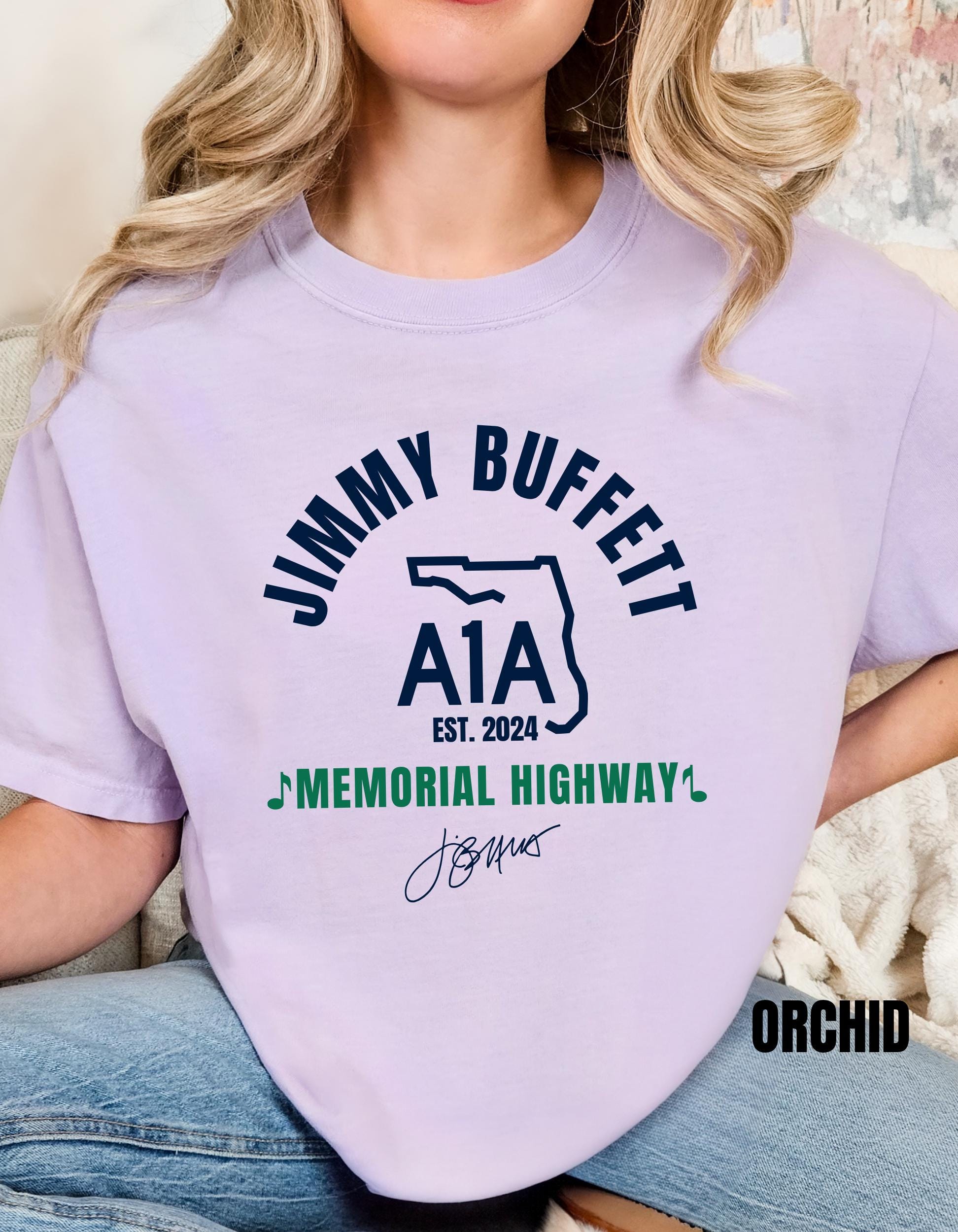 Jimmy Buffett Shirt, A1A Jimmy Buffett Tshirt, A1A Memorial Highway ...