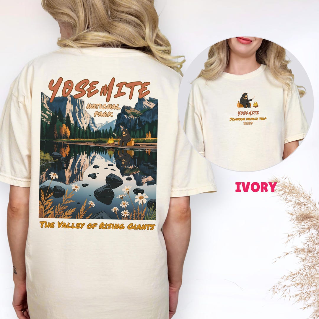Personalized Yosemite National Park Shirt, Custom Family Yosemite ...