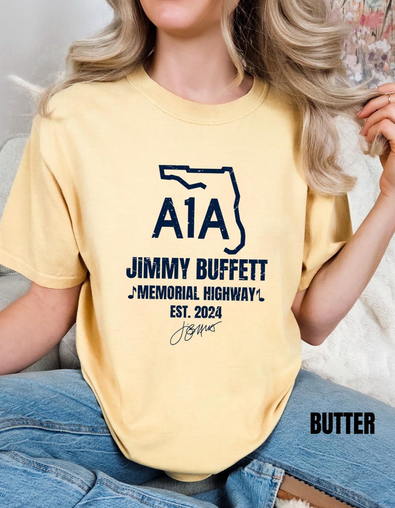 Jimmy Buffett Retro Shirt, A1A Jimmy Buffett Tshirt, A1A Florida ...