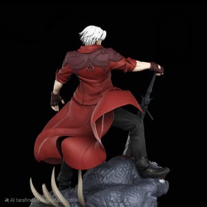 Dante Devil May CRY 3D Model Figure - Etsy