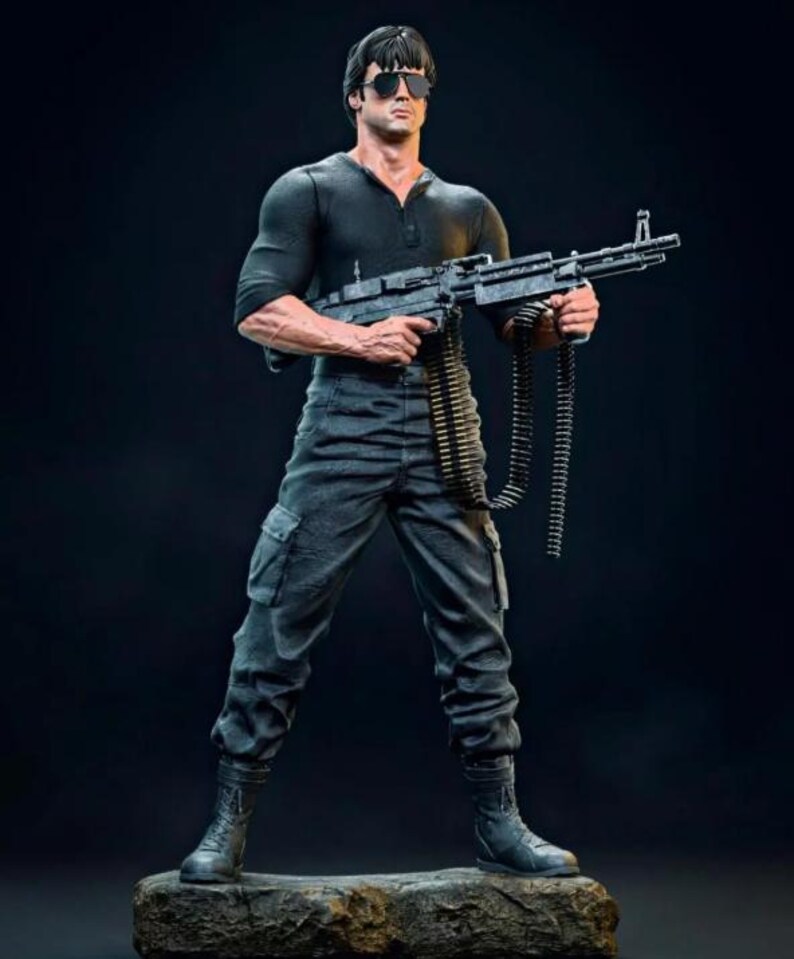 Rambo 3D Model - Etsy