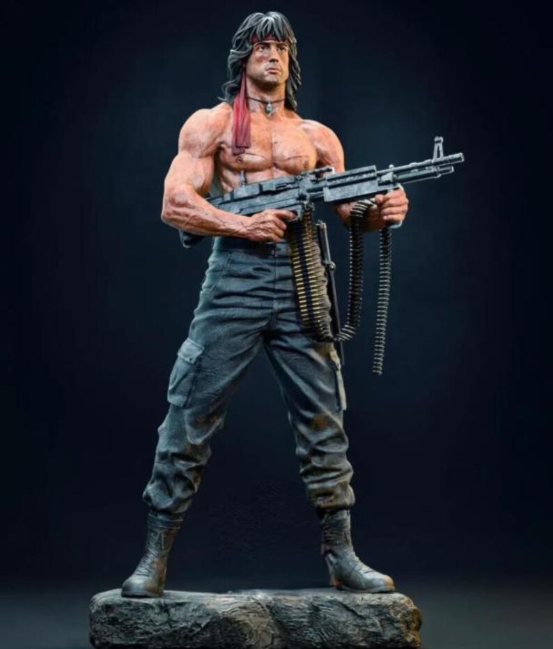 Rambo 3D Model - Etsy