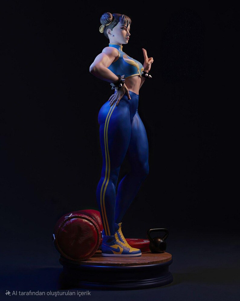 Street Fighter Chun Li 3d Model Etsy