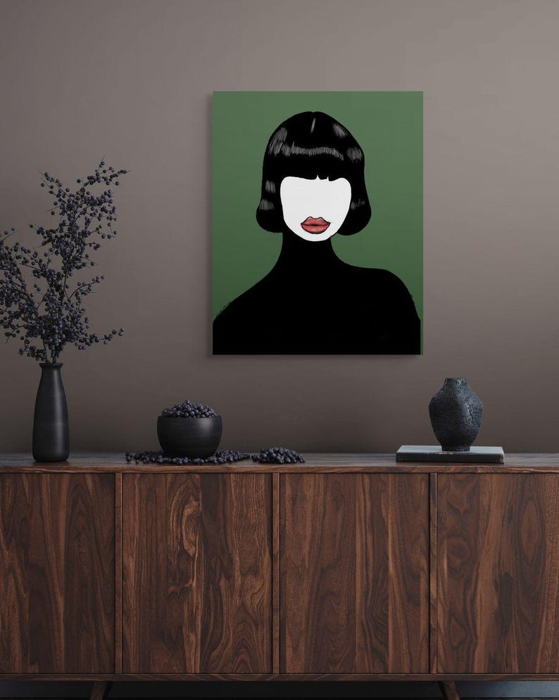 Fine Art Posters, Blind Attraction Art Print, Mystery and Allure ...