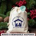 Personalized Nativity Favor Bag: Joy to the World Cotton Gift Bag - Etsy
