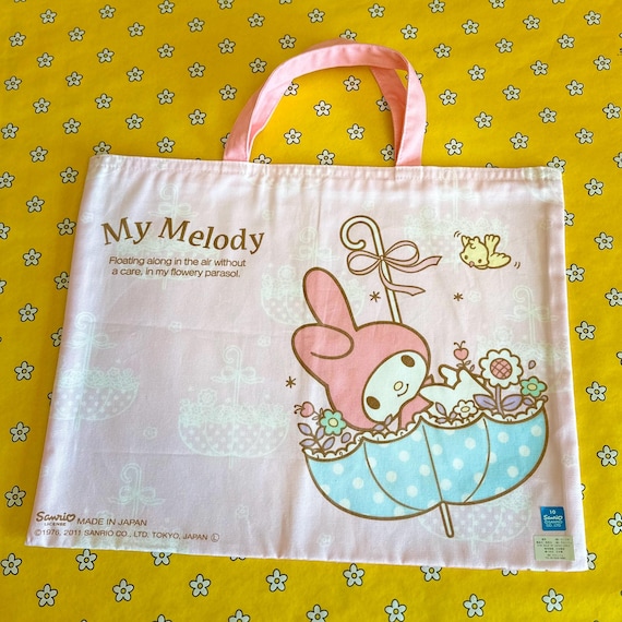 My Melody Canvas Tote Bag Purse Sanrio Japan Licensed… - Gem