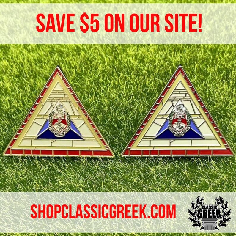 Delta Sigma Theta Crest Pin - Etsy