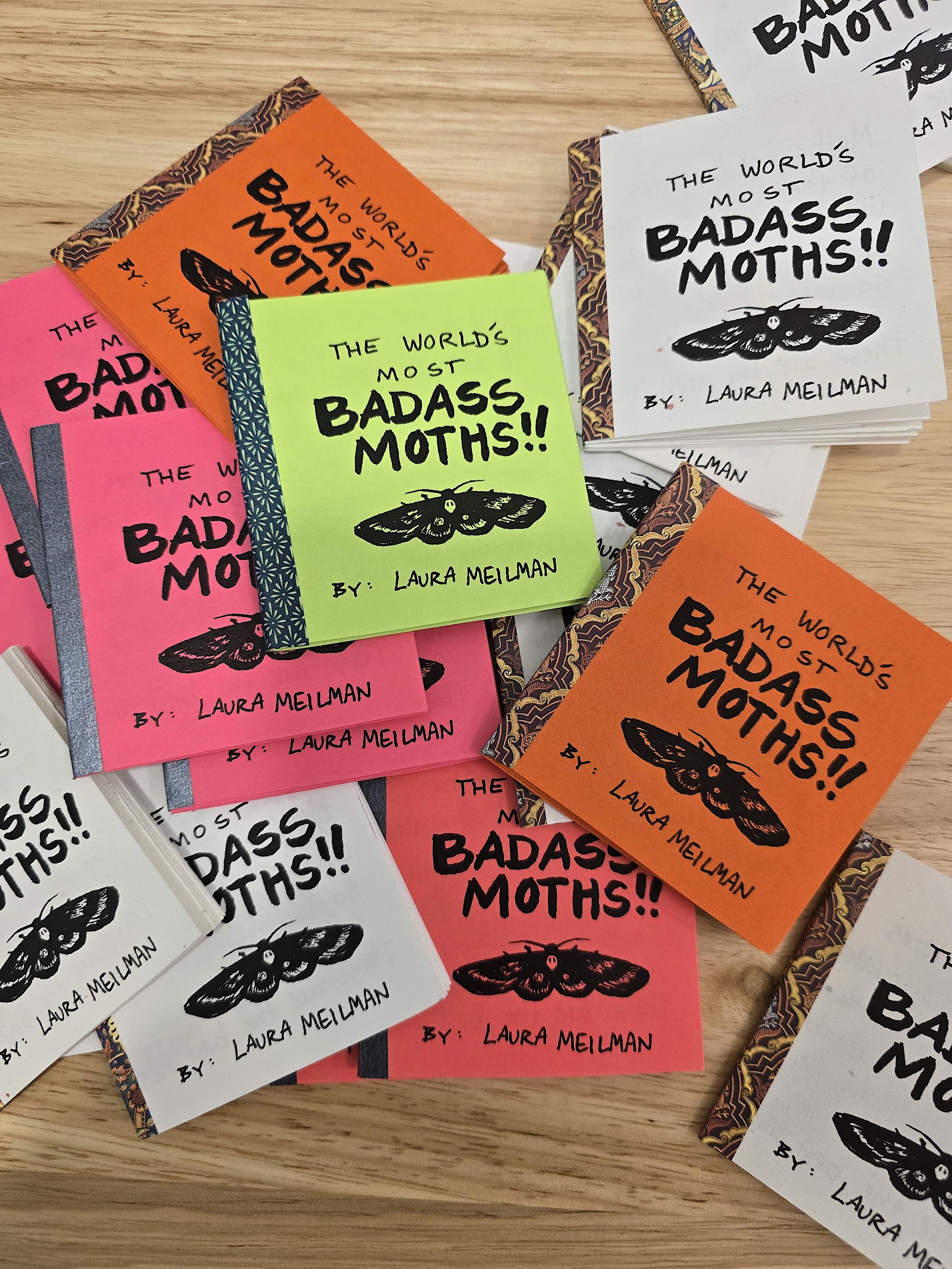 The World's Most Badass Moths!! Tiny Zine - Etsy