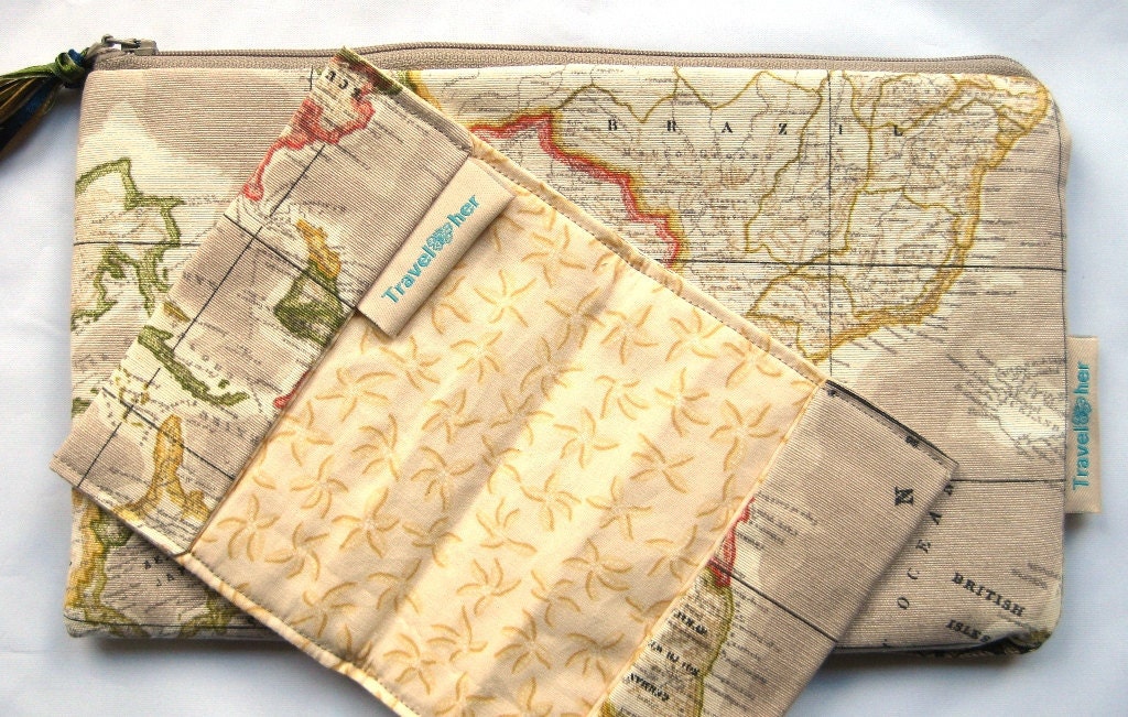 Travel Wallet It's a Small World Map - Etsy