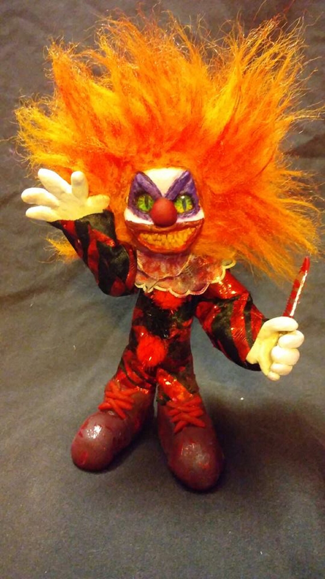 Demon Clown Doll-Demon Clown Figure-Demon Clown | Etsy