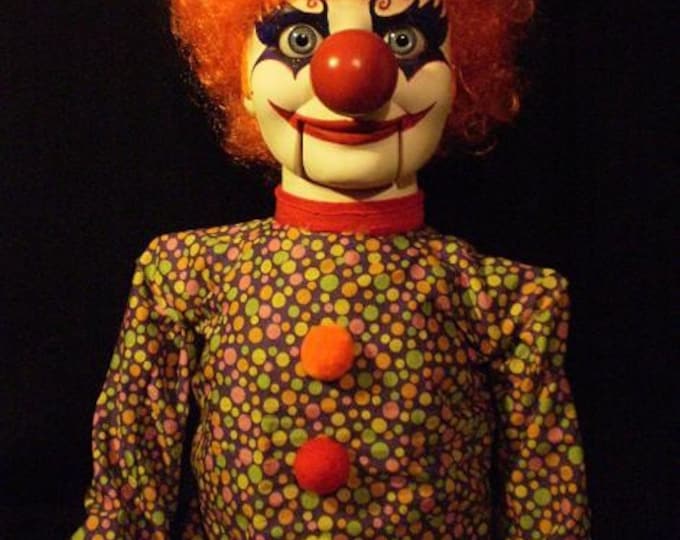 Ooak Clown Puppet Ventriloquist Doll - Etsy