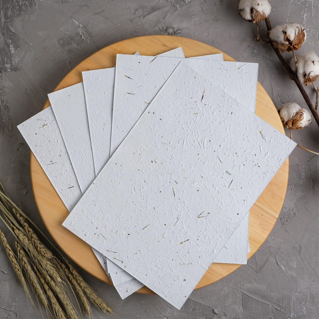 Handmade Wildflower Mix Plantable Seed Paper DIY Craft Sheets - Etsy