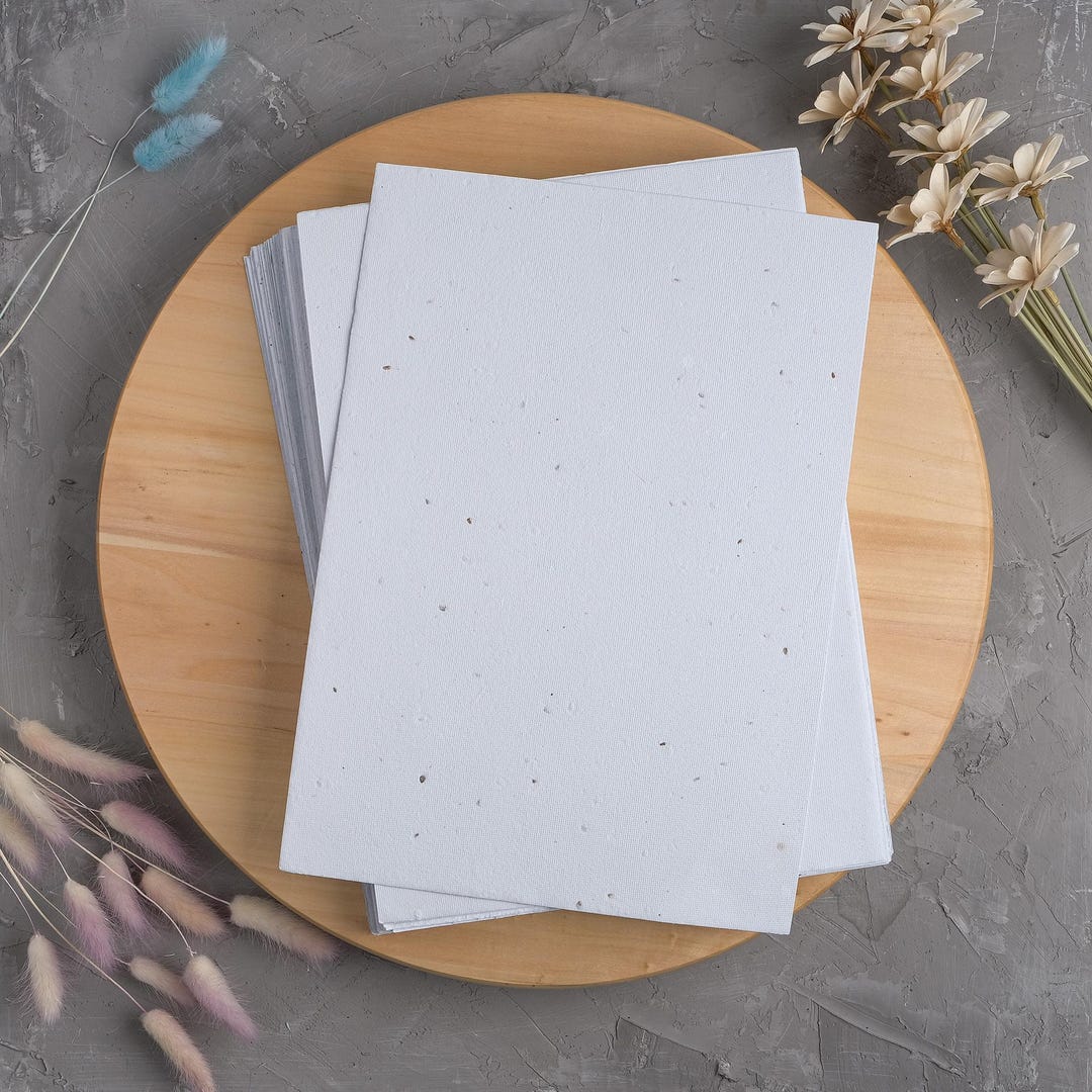 Handmade Tomato Seeds Paper: Plantable DIY Craft Paper Sheets - Etsy