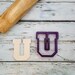 Varsity Letter U Cookie Cutter and Fondant Cutter and Clay | Etsy