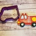 Fire Truck #2 Firetruck Cookie Cutter and Fondant Cutter and Clay ...