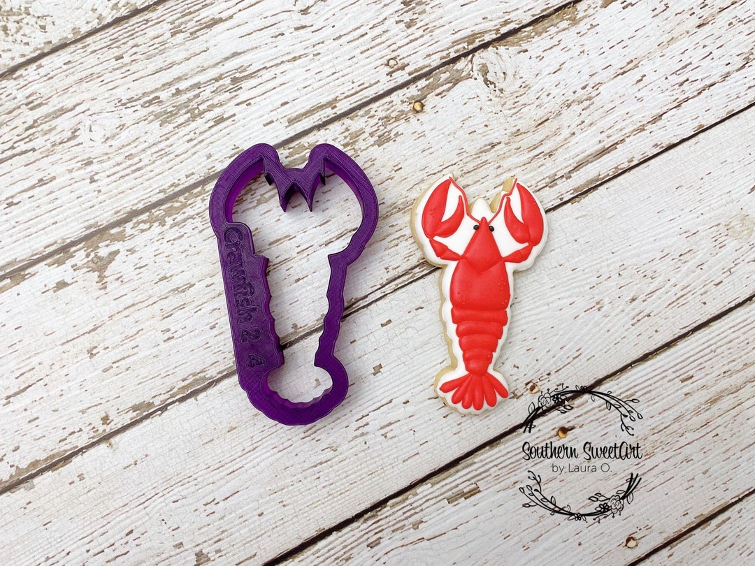 Crawfish #2 or Crawdad Cookie Cutter and Fondant Cutter and Clay Cutter ...