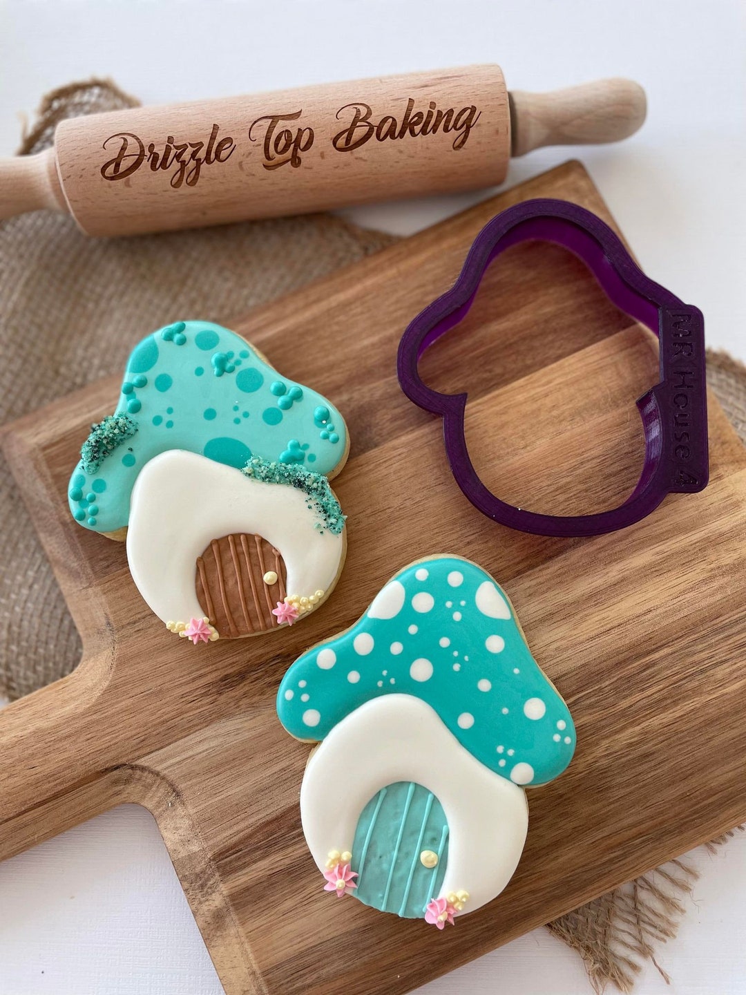 Mushroom House 2 Cookie Cutter or Fondant Cutter and Clay Cutter - Etsy