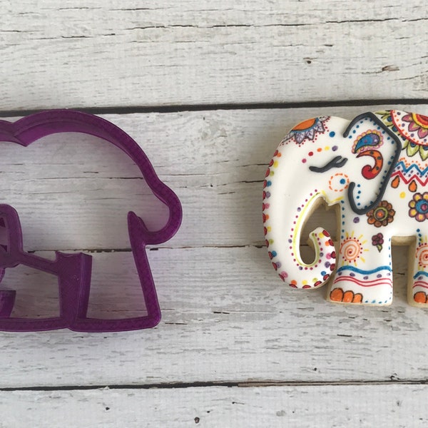 Baby Elephant Cookie Cutter - Etsy