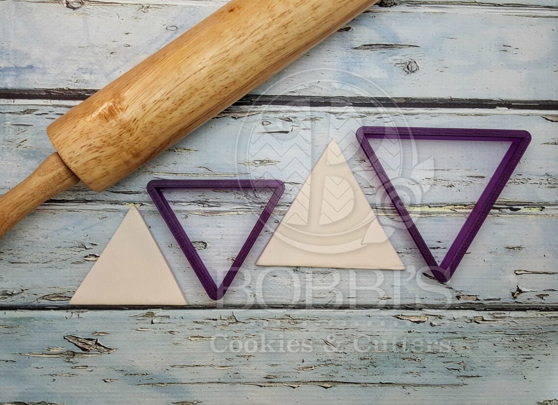 Various Sizes of Triangle Triangular Cookie Cutter and Fondant Cutter ...