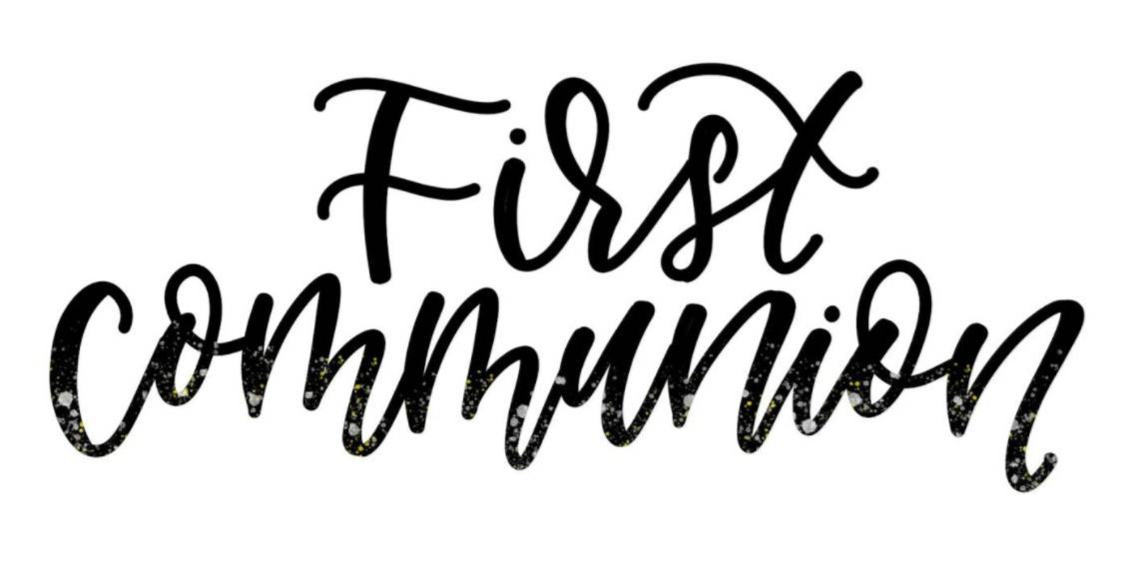 First Communion Hand Lettered Cookie Cutter and Fondant Cutter - Etsy ...