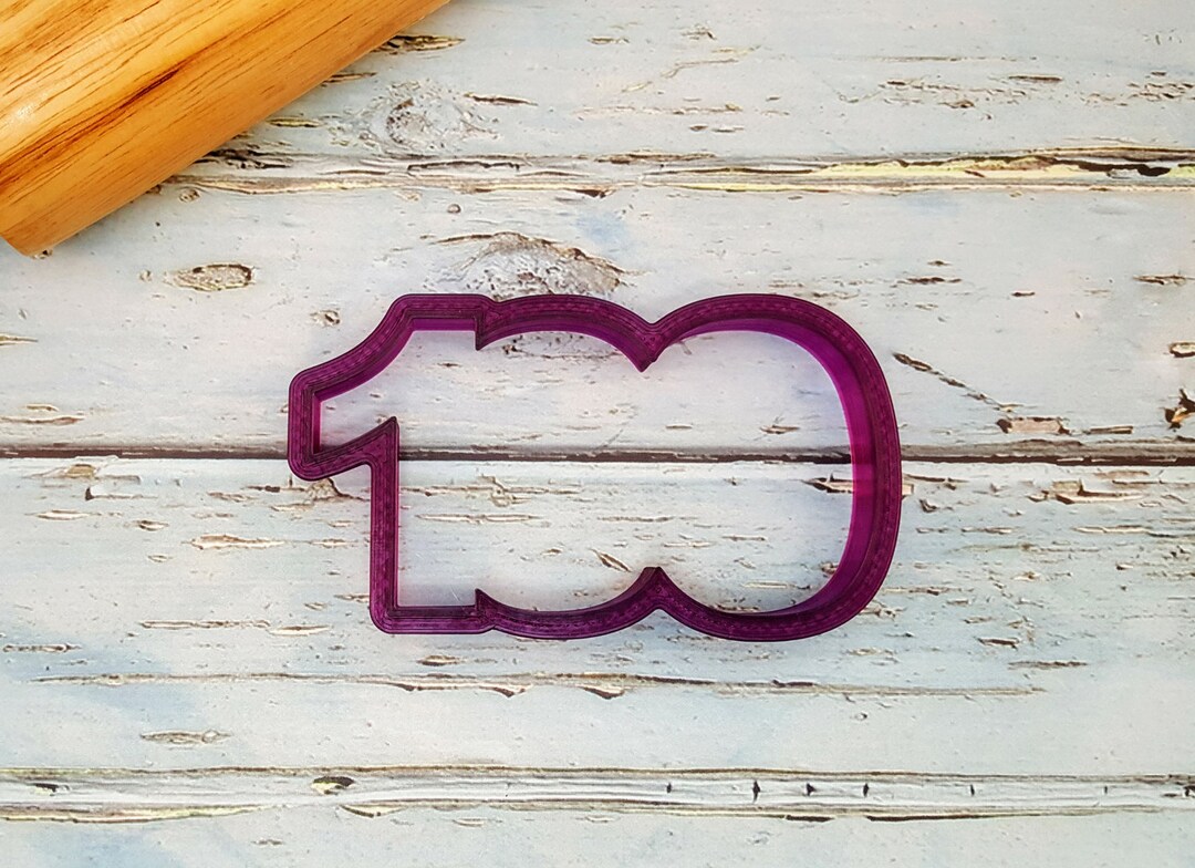 100 100th One Hundred One Hundredth Cookie Cutter and Fondant Cutter ...
