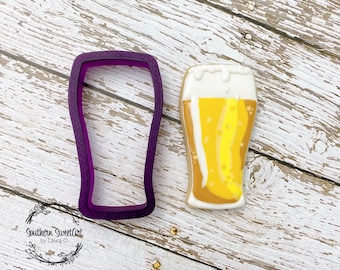 Beer Mug With Foam Cookie and Fondant Cutter - Etsy