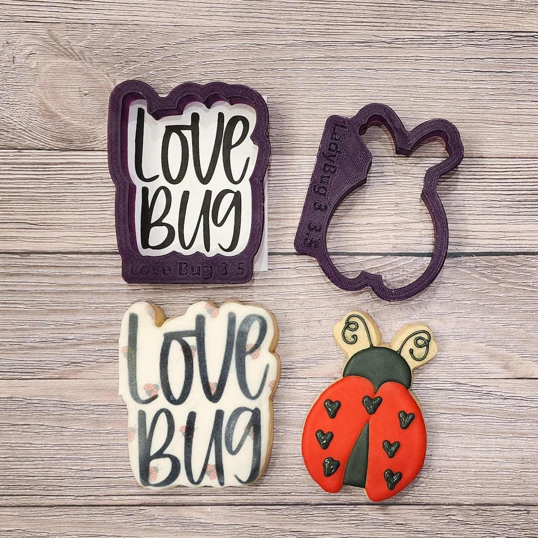 Love Bug and Lady Bug Cookie Cutters - Etsy