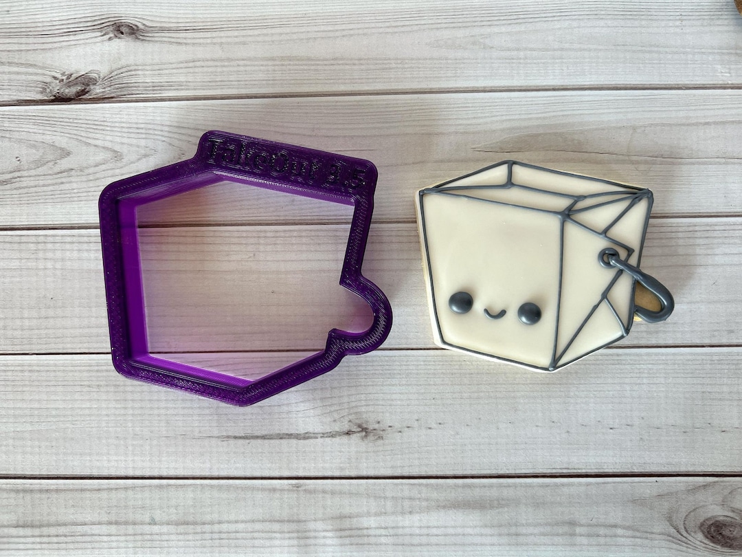 Take Out Box Cookie Cutter or Fondant Cutter and Clay Cutter - Etsy