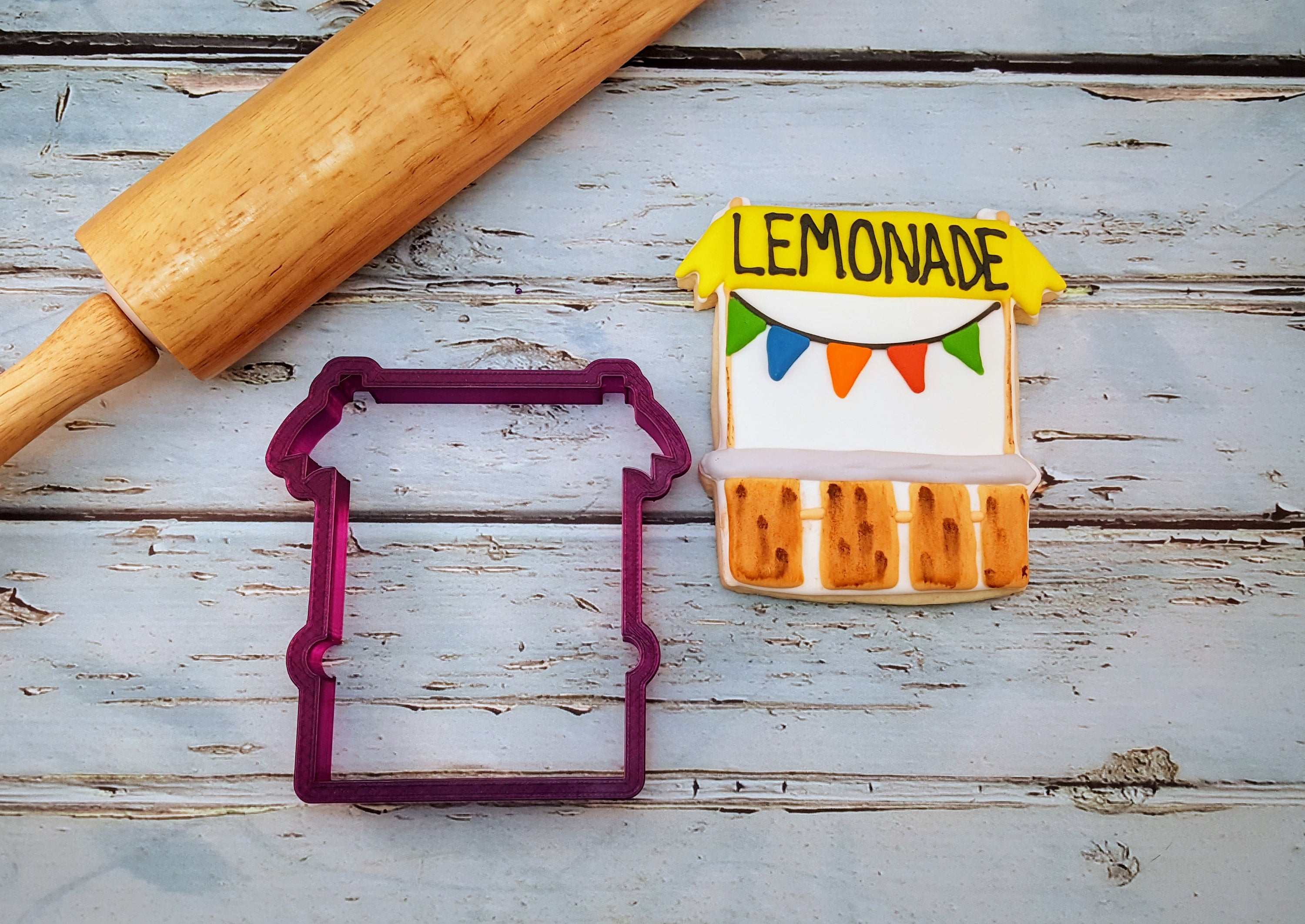 Lemonade Stand or Cookie Stand or Farmers Market Cookie Cutter or ...
