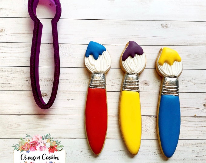 Paint Art Set Cookie Cutters Set of 4 Cutters, Paint Palette Cookie ...
