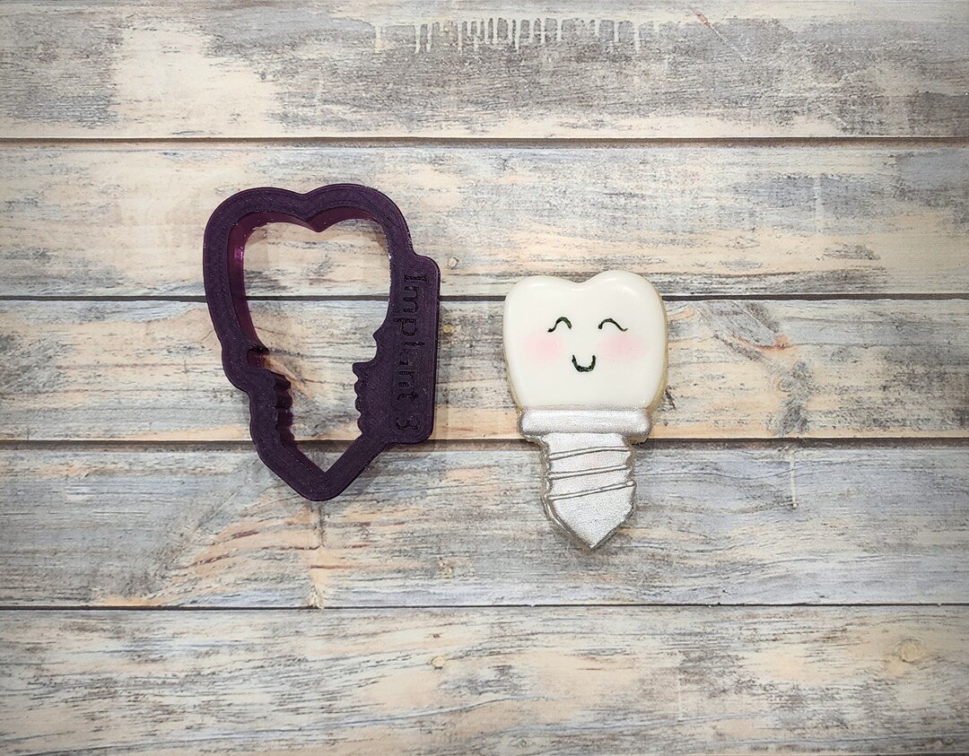 Dental Implant Tooth Cookie Cutter or Fondant Cutter and Clay Cutter - Etsy