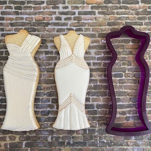 Wedding Dress #3 Bridesmaid Quinceanera Prom Formal Cookie Cutter or ...