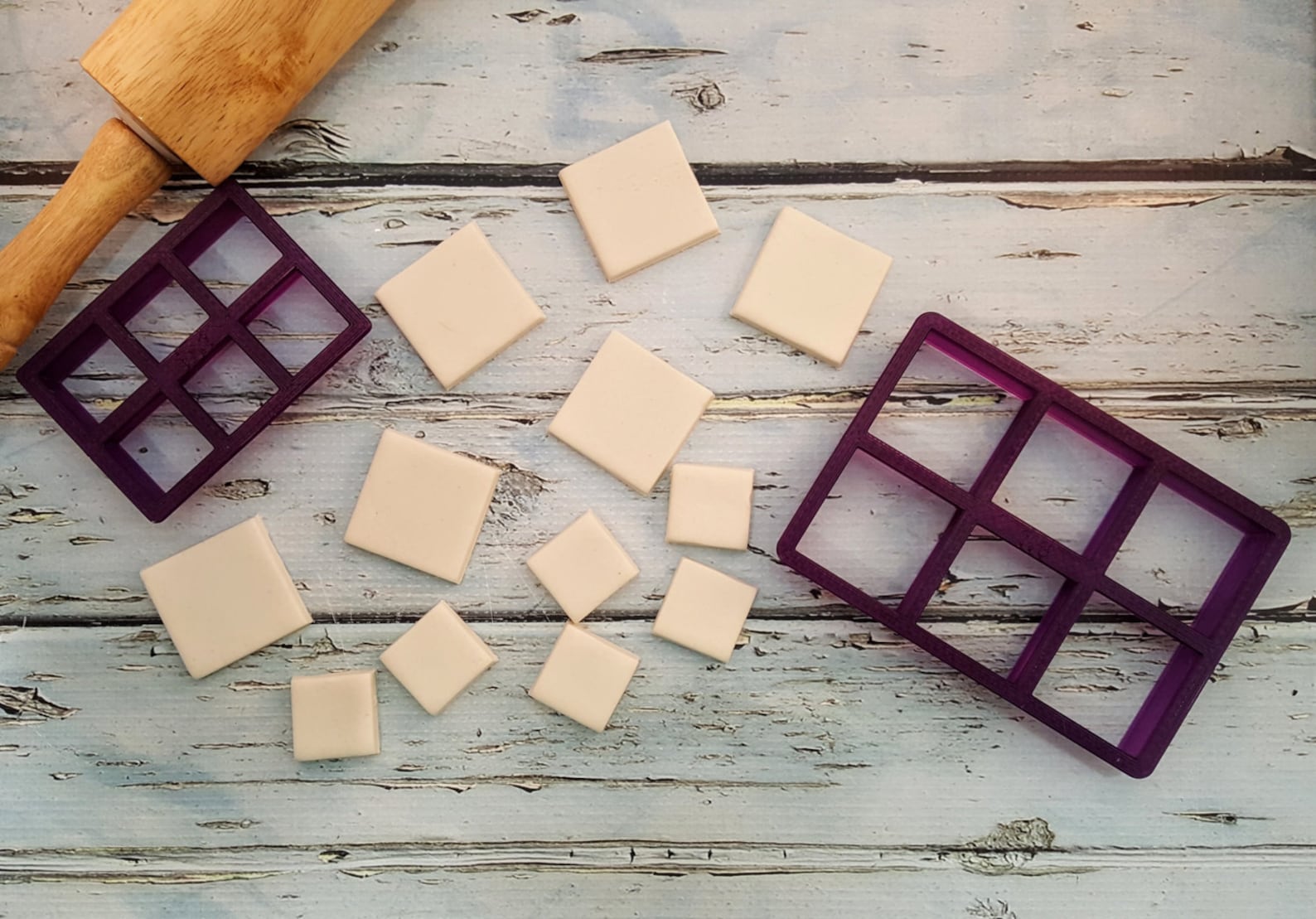 Multi Square Cookie Cutter and Fondant Cutter and Clay Cutter - Etsy