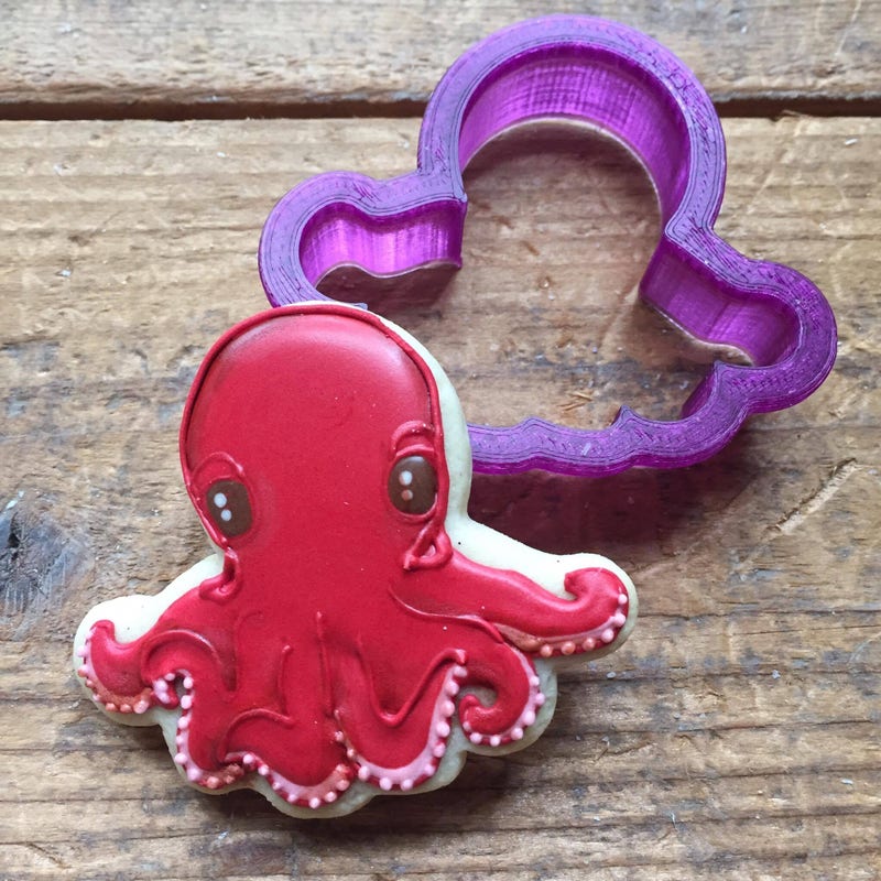 Octopus Cookie - Etsy