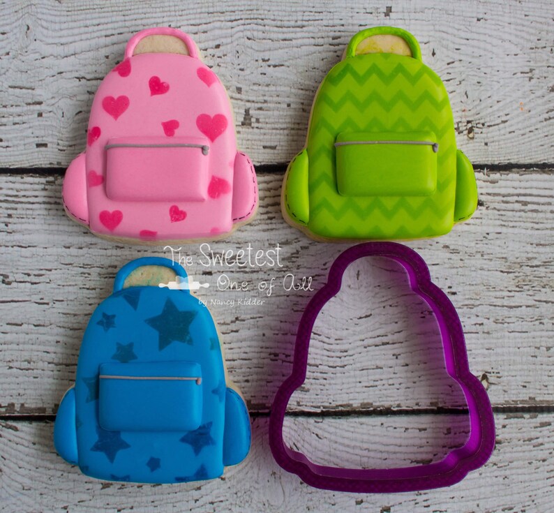 Backpack or Back Pack Cookie Cutter and Fondant Cutter and - Etsy
