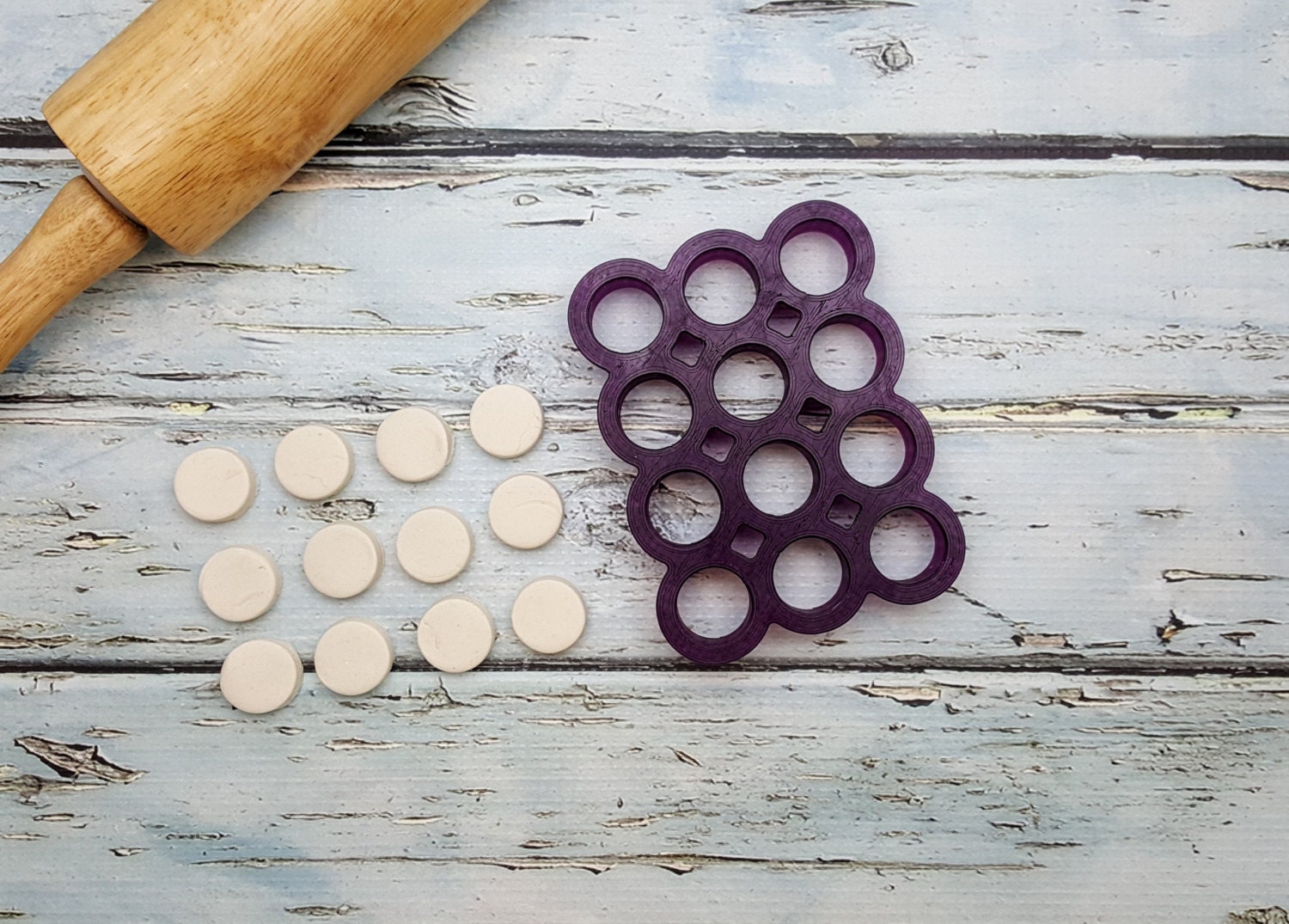 Multi-mini 12 Circle Cookie Cutter and Fondant Cutter and Clay Cutter ...