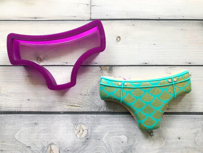 2 Piece Bikini or Bra and Panties or Underwear Cookie Cutter or Fondant ...