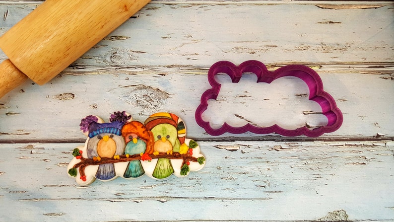 Birds on a Branch Cookie Cutter or Fondant Cutter and Clay Cutter - Etsy