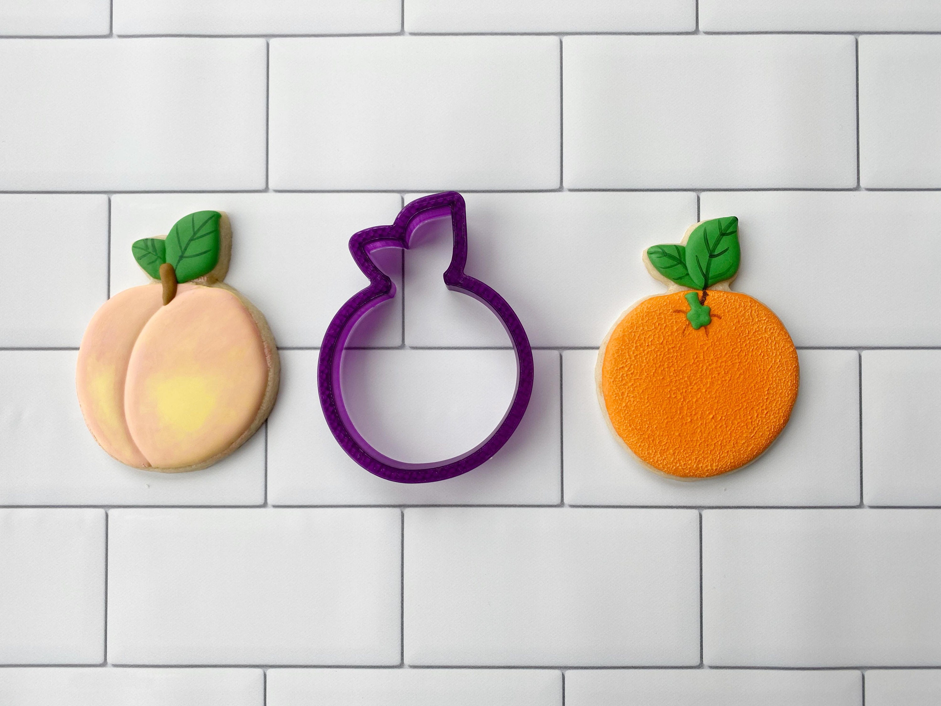 Peach 2 or Orange Cookie Cutter and Fondant Cutter and Clay - Etsy Canada