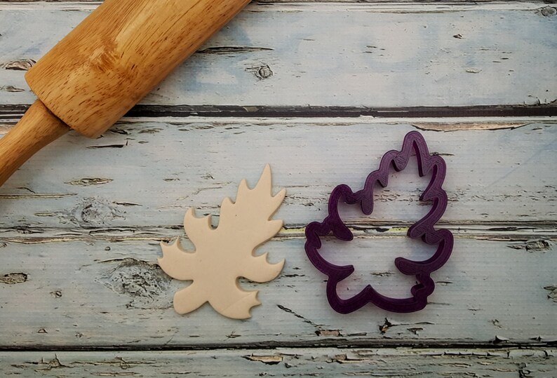 Fall Autumn Oak Leaf Cookie Cutter and Fondant Cutter and Clay - Etsy
