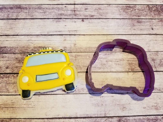 Taxi Cab Cookie Cutter and Fondant Cutter and Clay Cutter - Etsy