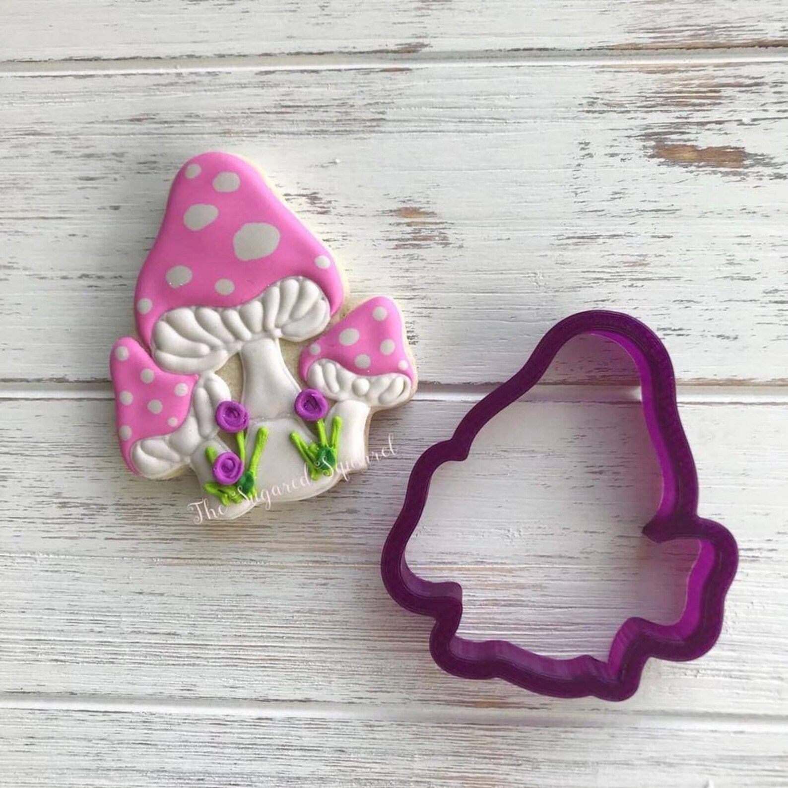 Trio of Mushrooms Cookie Cutter and Fondant Cutter and Clay | Etsy