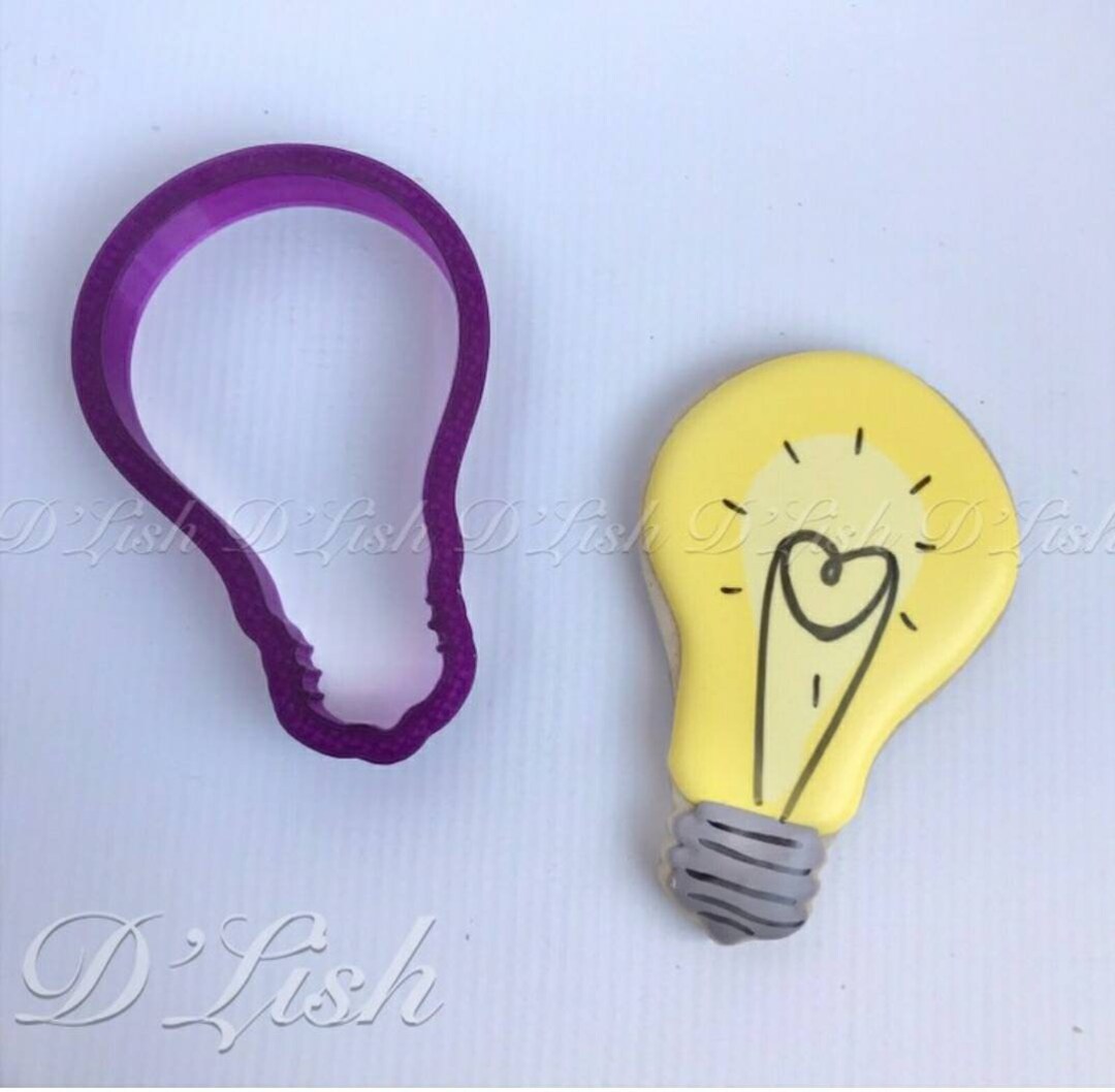 Light Bulb Cookie Cutter and Fondant Cutter and Clay Cutter - Etsy