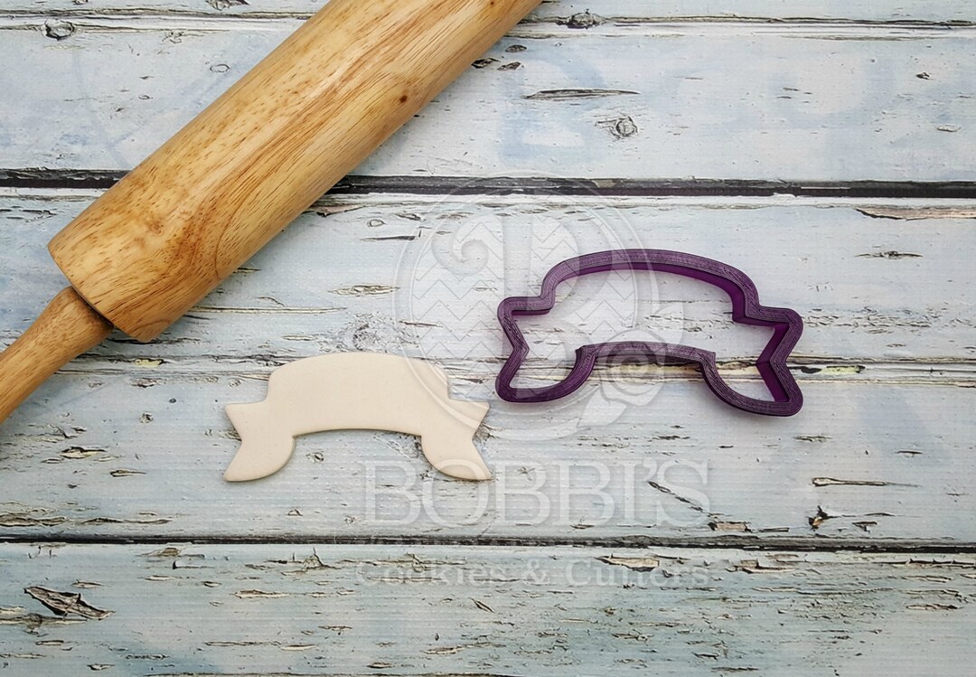 Banner #1 Cookie Cutter and Fondant Cutter and Clay Cutter - Etsy
