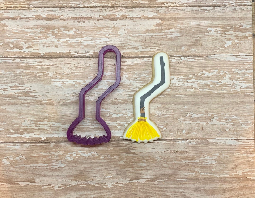 Bent Witch Broom Cookie Cutter or Fondant Cutter and Clay Cutter - Etsy