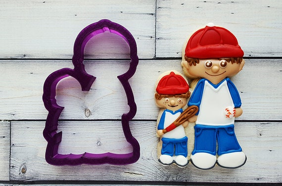 Dad and Son or Man and Boy Cookie Cutter and Fondant Cutter | Etsy