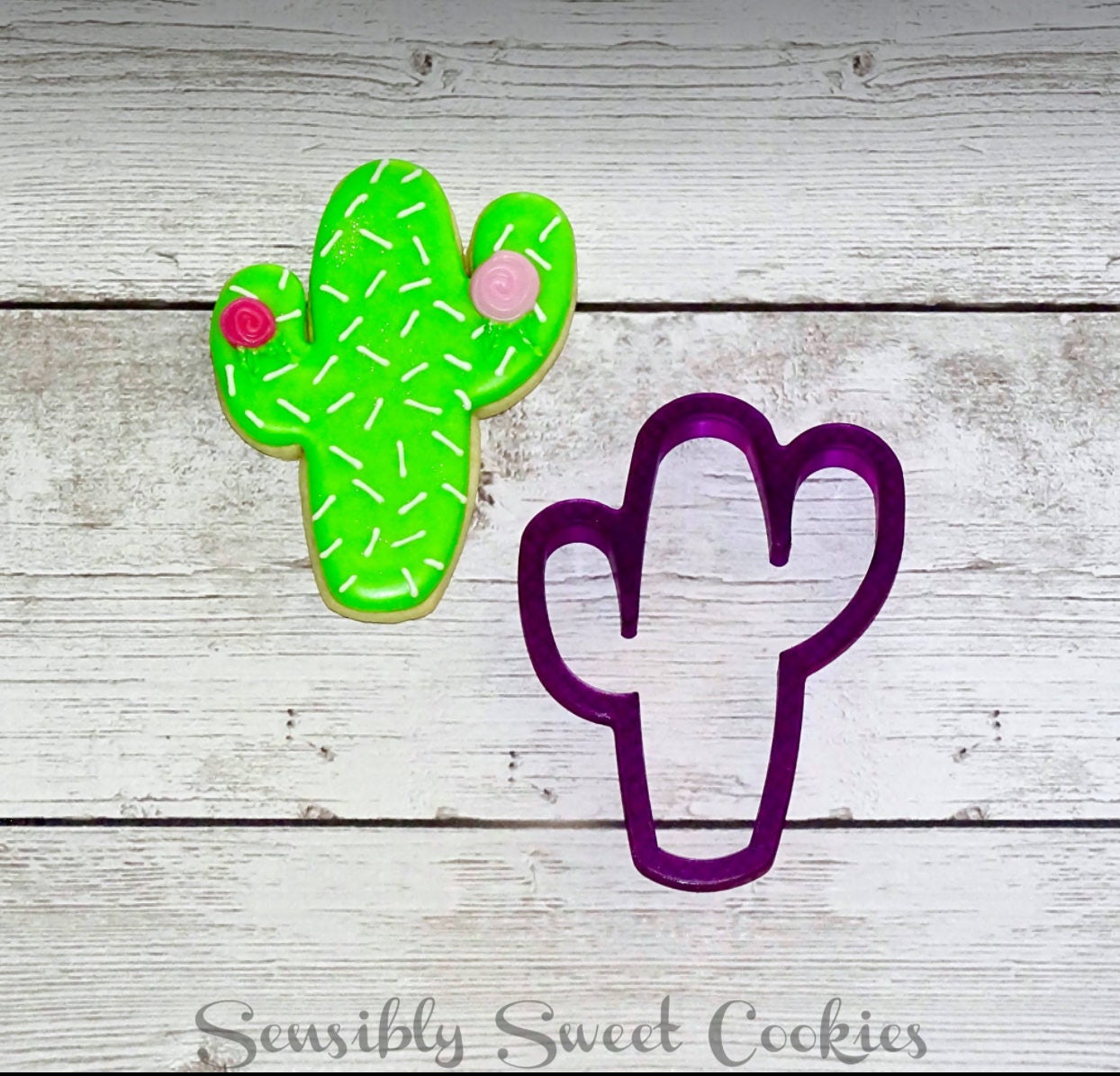 Cactus 2 Cookie Cutter and Fondant Cutter and Clay Cutter - Etsy