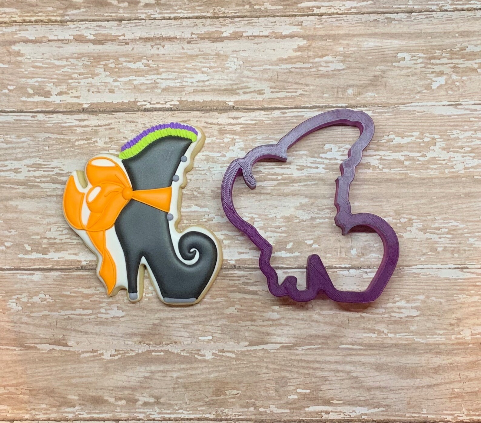 Laura's Witch Boot Cookie Cutter or Fondant Cutter and Clay Cutter - Etsy