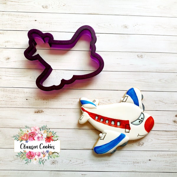 Airplane Cookie - Etsy