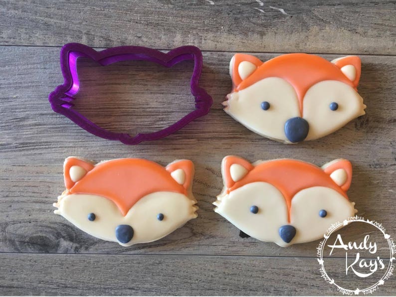 Fox Face Cookie Cutter and Fondant Cutter and Clay Cutter - Etsy